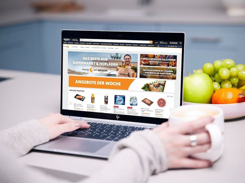 Websuper Knuspr werkt samen met Amazon - RetailTrends